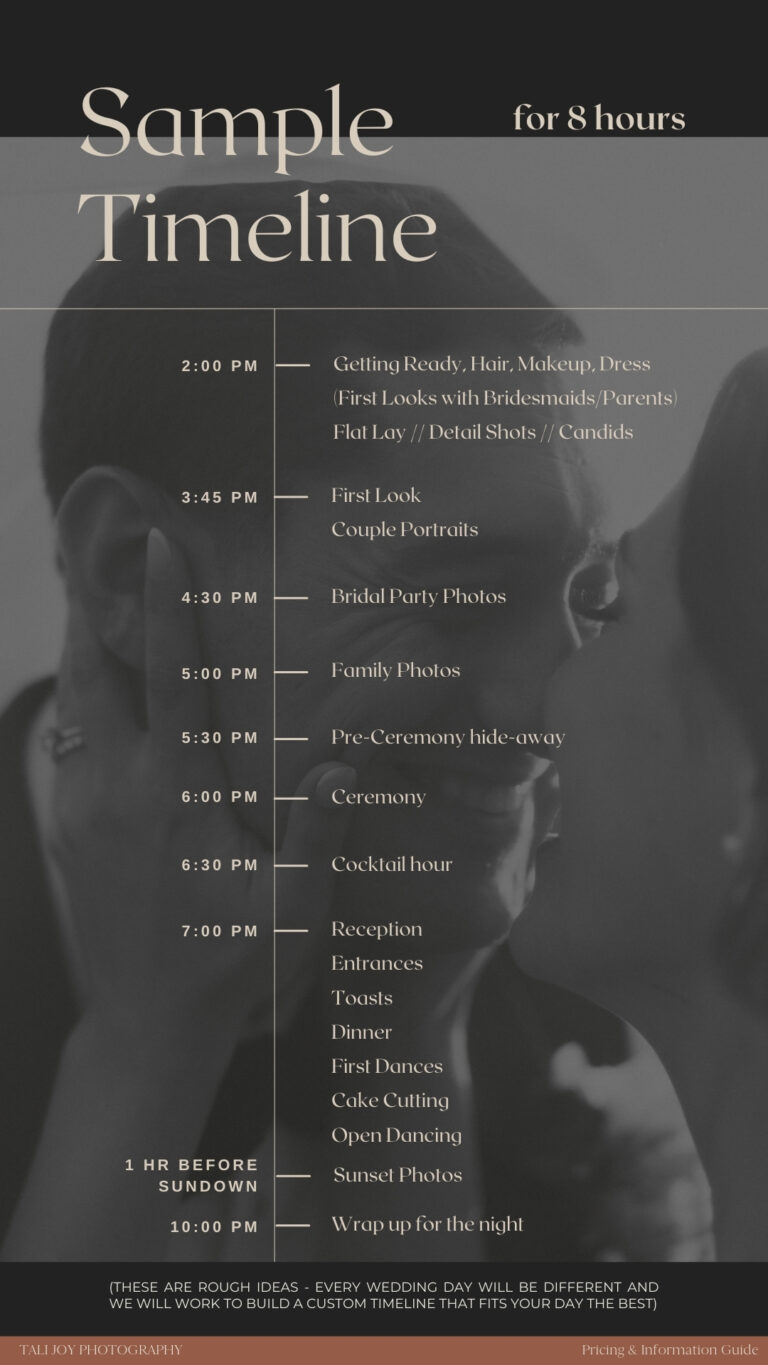 A Photographer’s SIMPLE Guide to Creating the Perfect Wedding Day ...